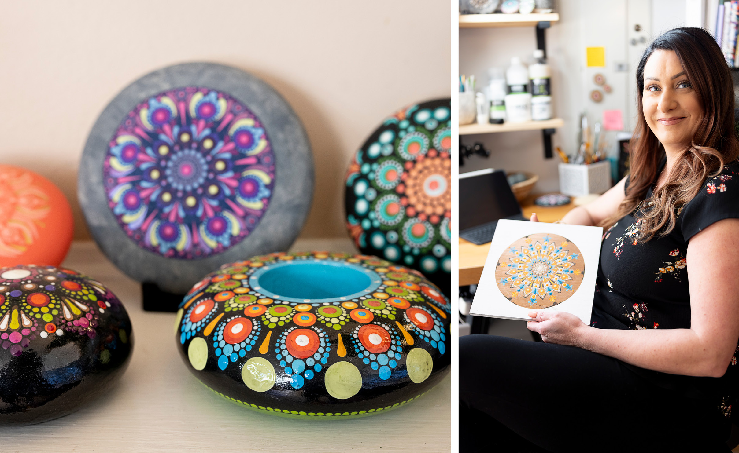 Arts Scene - Jessica Glover: This Art Rocks! - Seaside Magazine